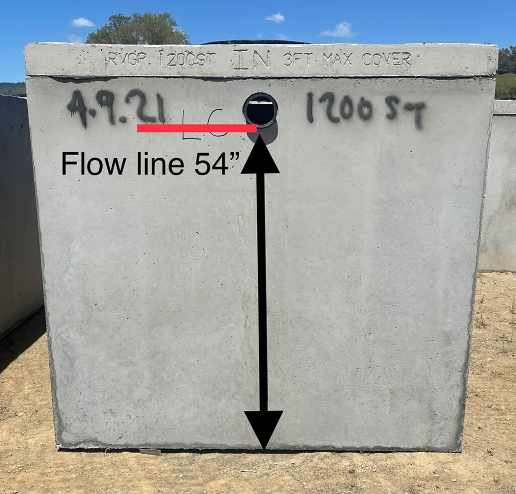 1200 Gallon Septic Tank – Redwood Valley Gravel Products